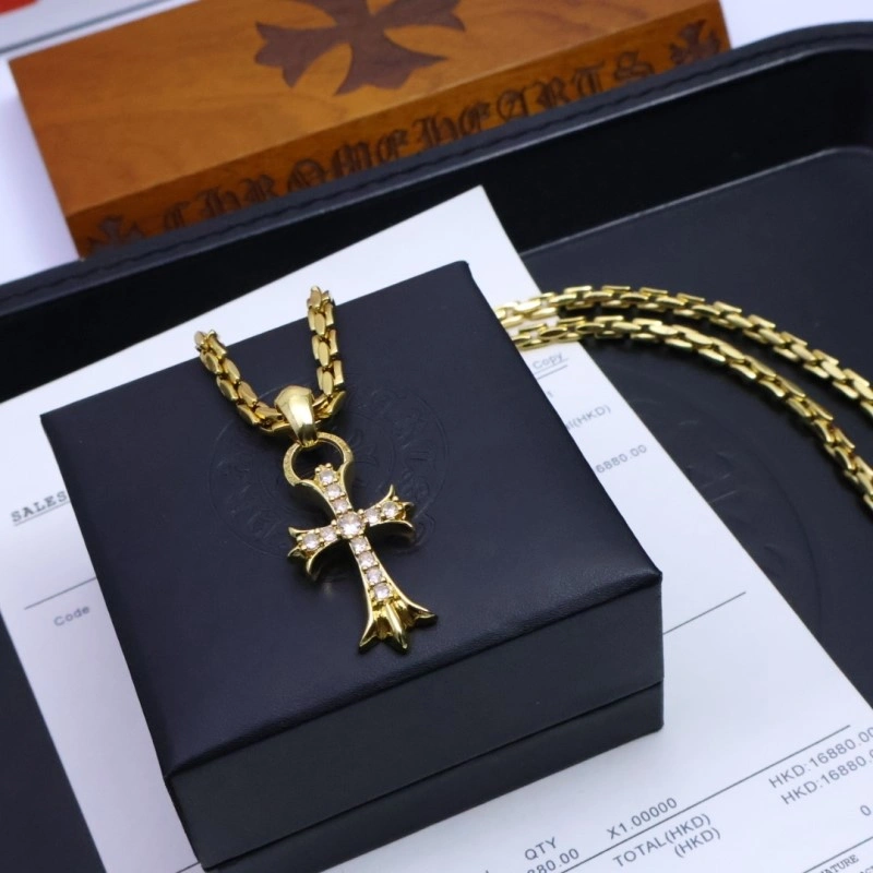Indistinguishable Chrome Hearts Necklaces