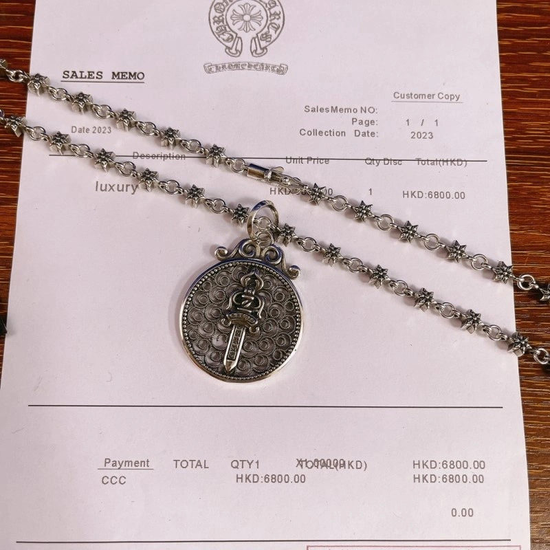 Real Chrome Hearts Necklaces
