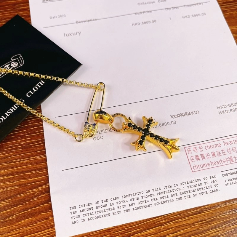 Indistinguishable Chrome Hearts Necklaces