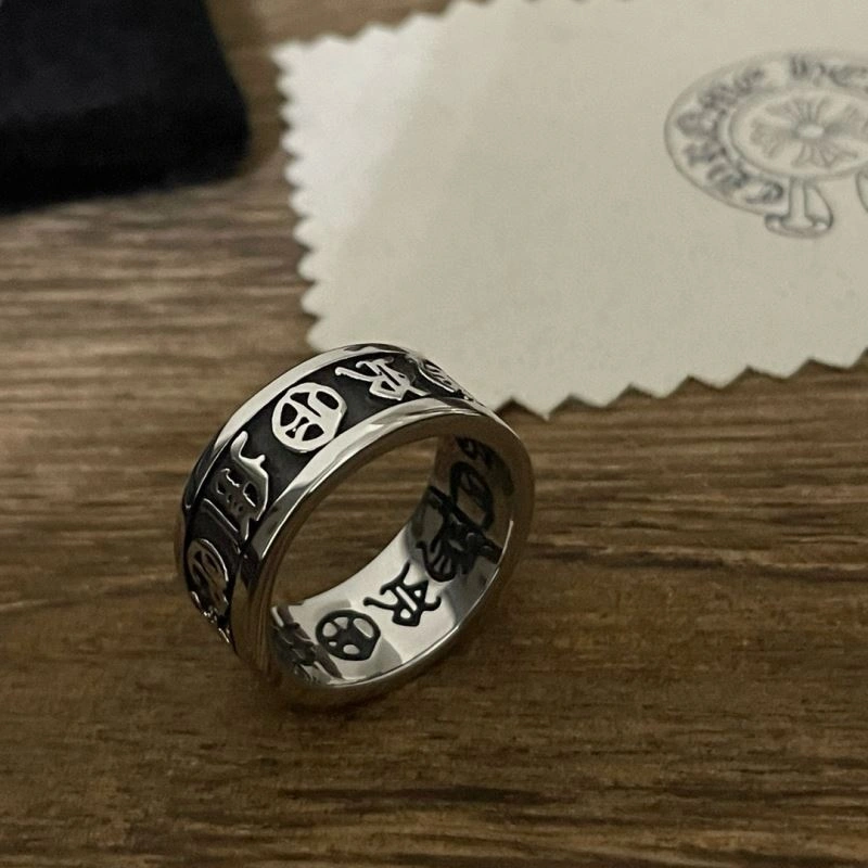 Top mirror Chrome Hearts Rings