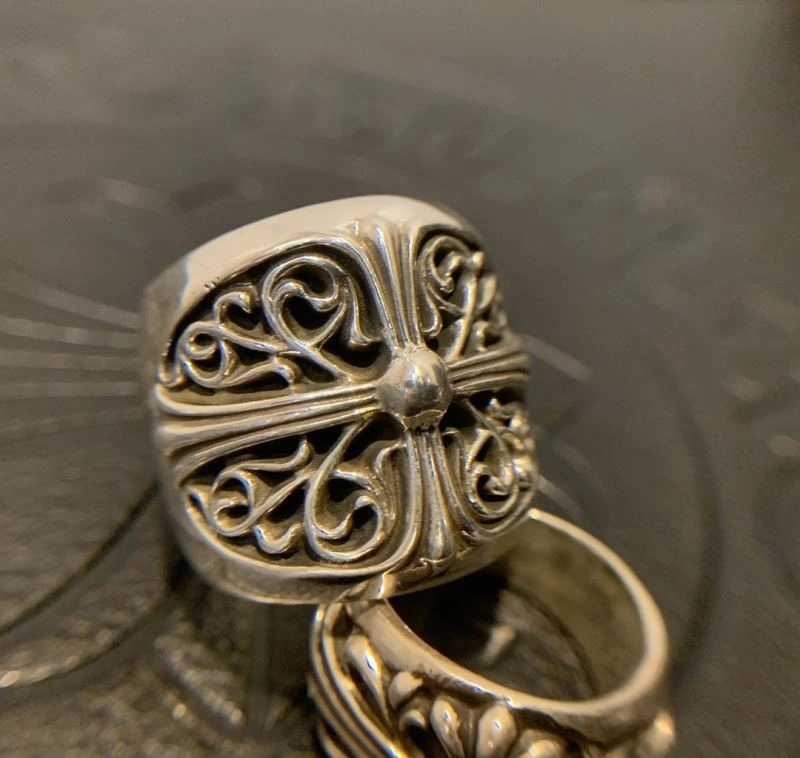 Mirror quality Chrome Hearts Rings