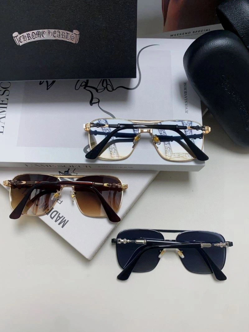 Indistinguishable Chrome Hearts Sunglasses