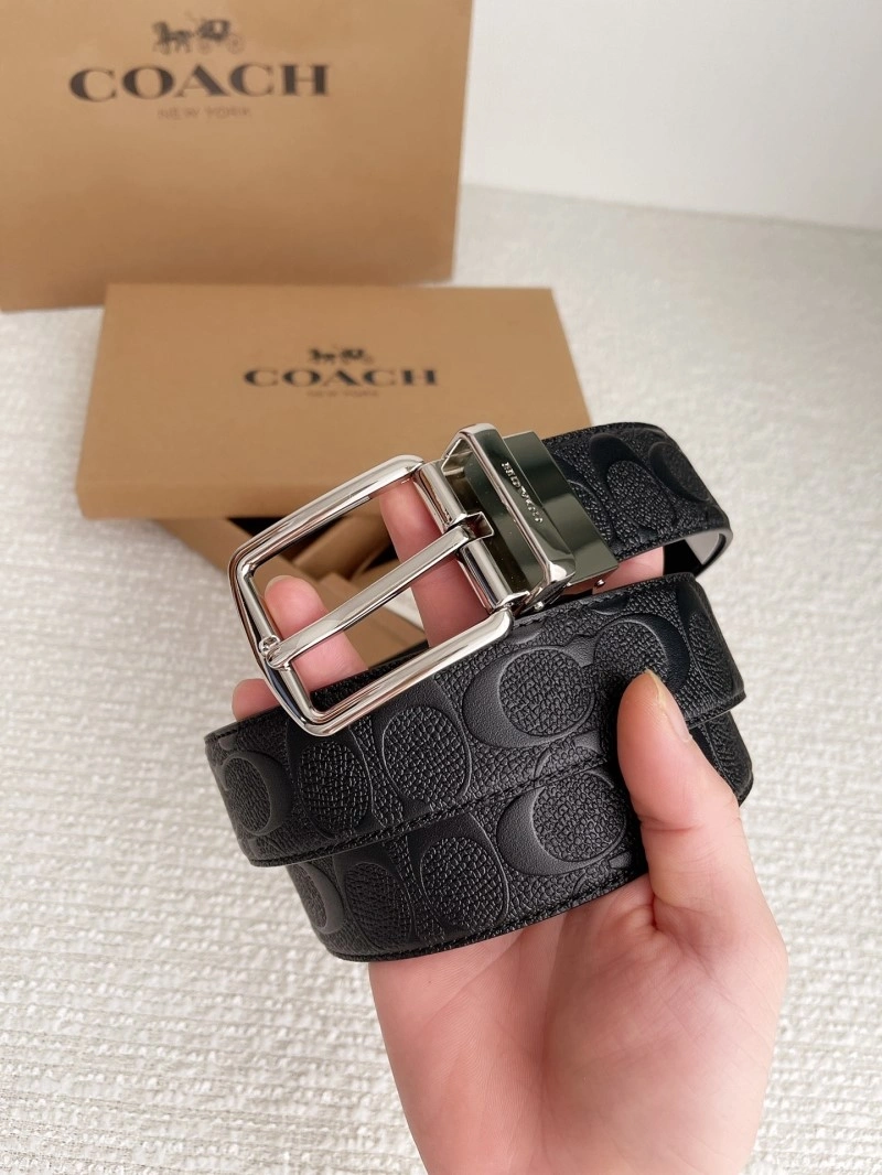 Brand-authenticated Coach Belts
