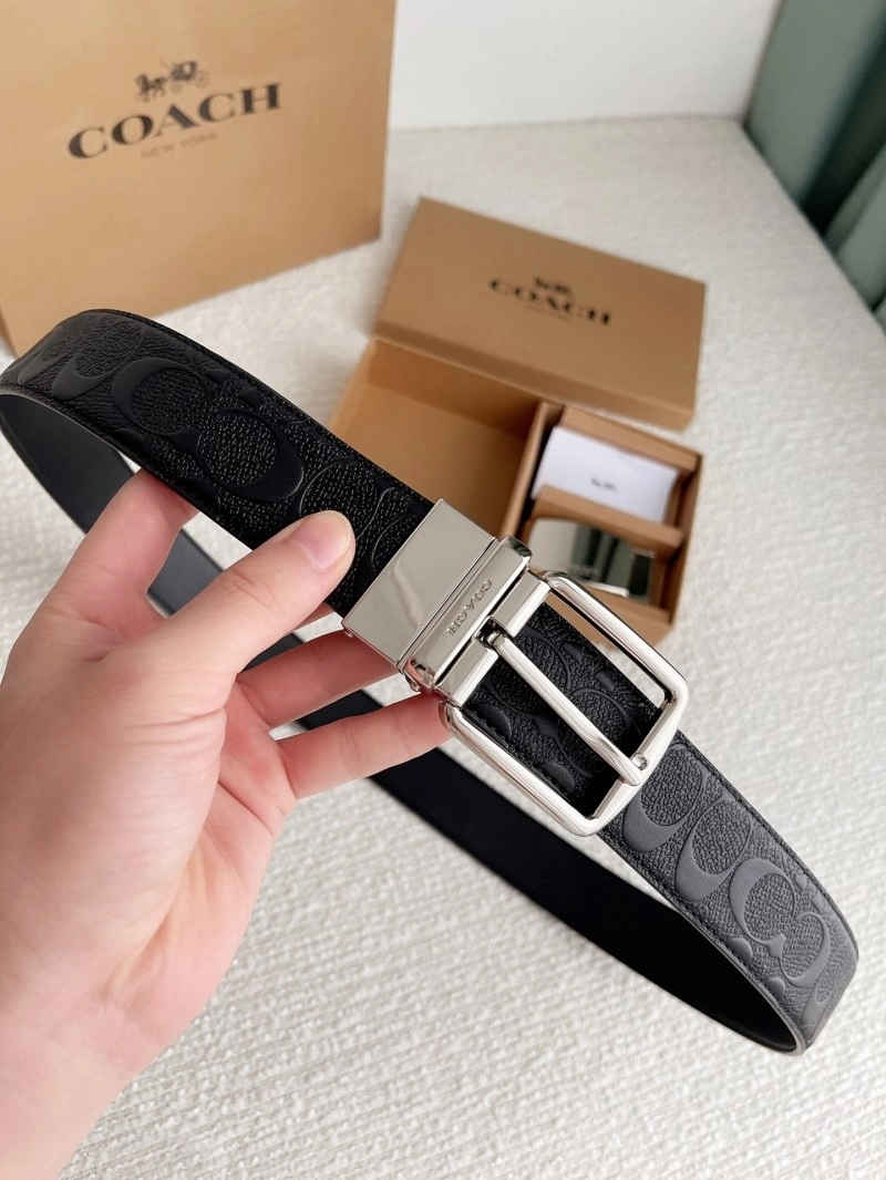Brand-authenticated Coach Belts