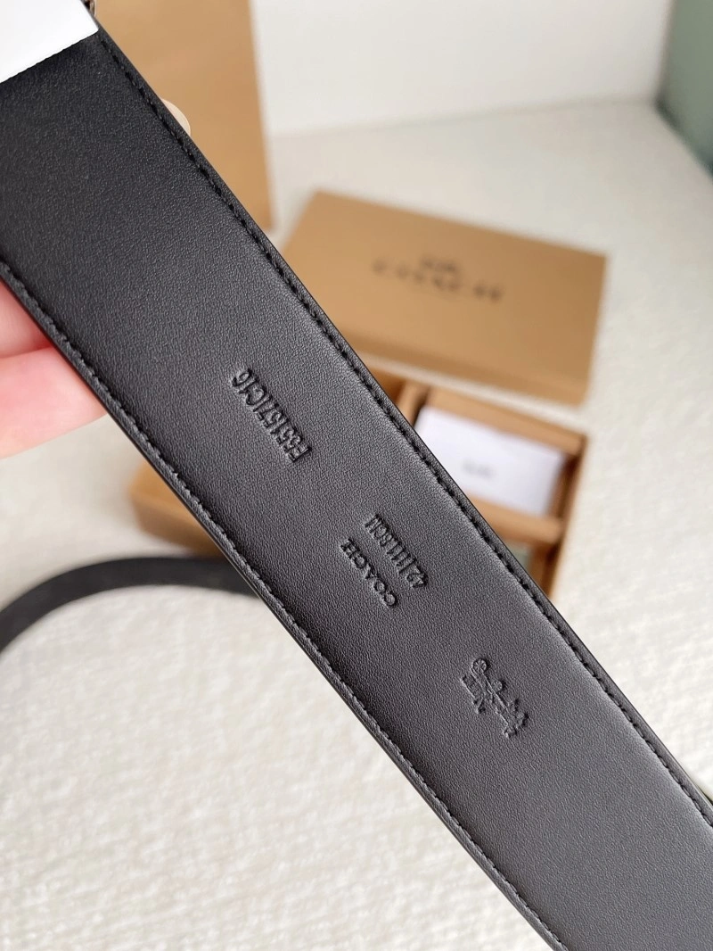 Brand-authenticated Coach Belts