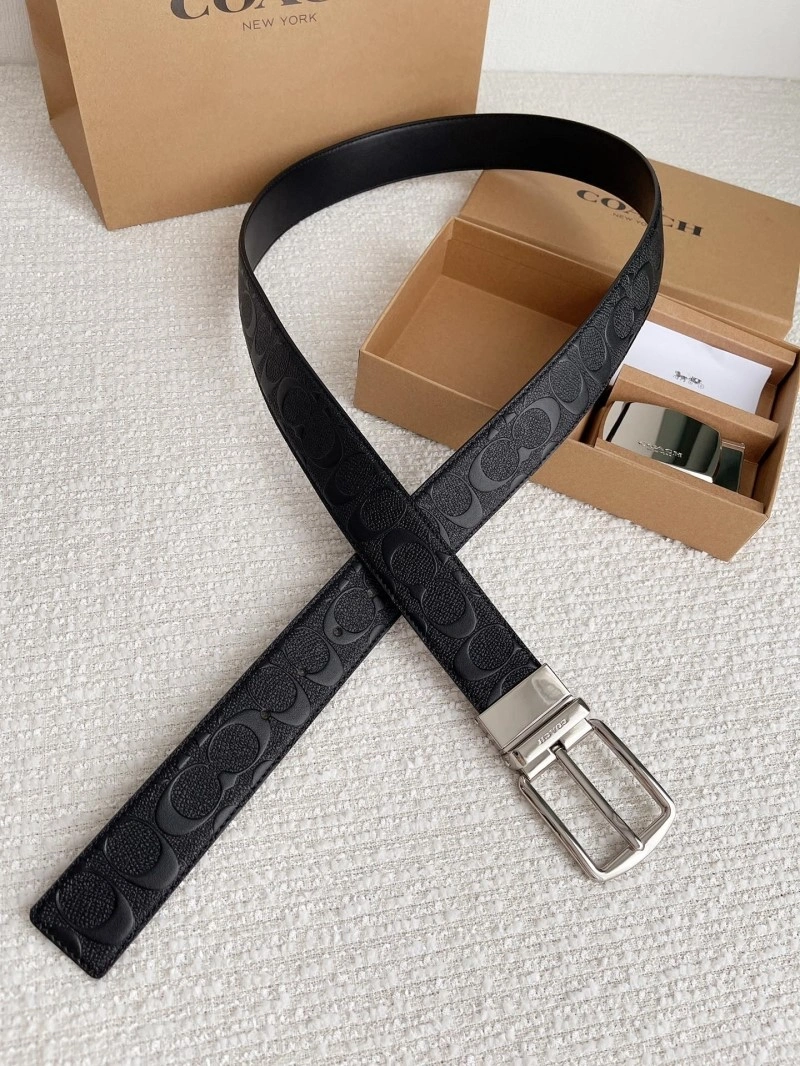 Brand-authenticated Coach Belts