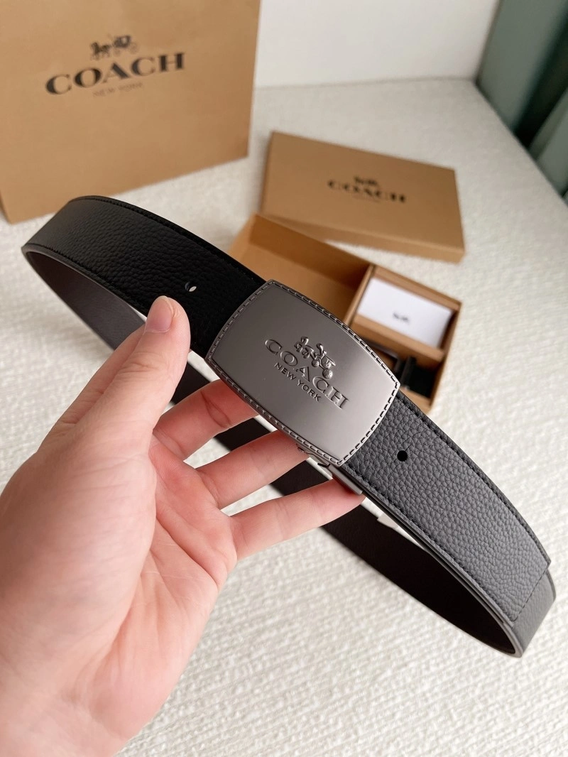 Brand-authenticated Coach Belts
