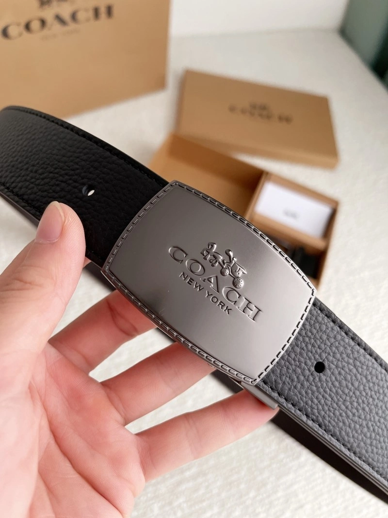 Brand-authenticated Coach Belts