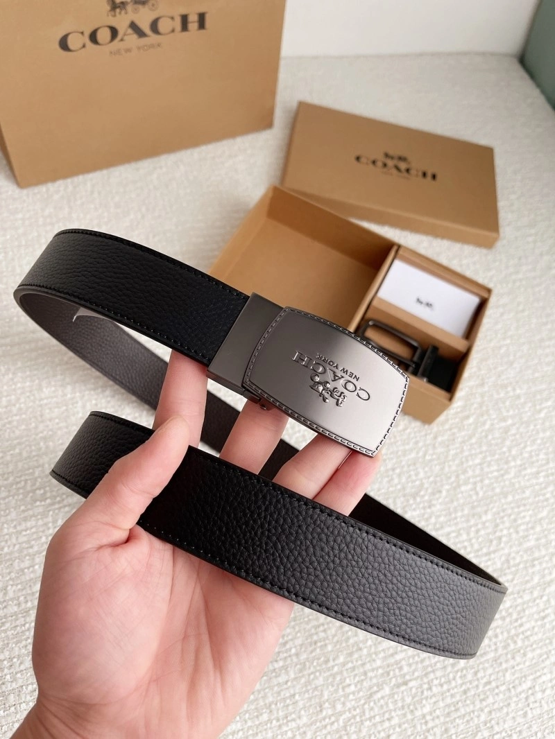 Brand-authenticated Coach Belts