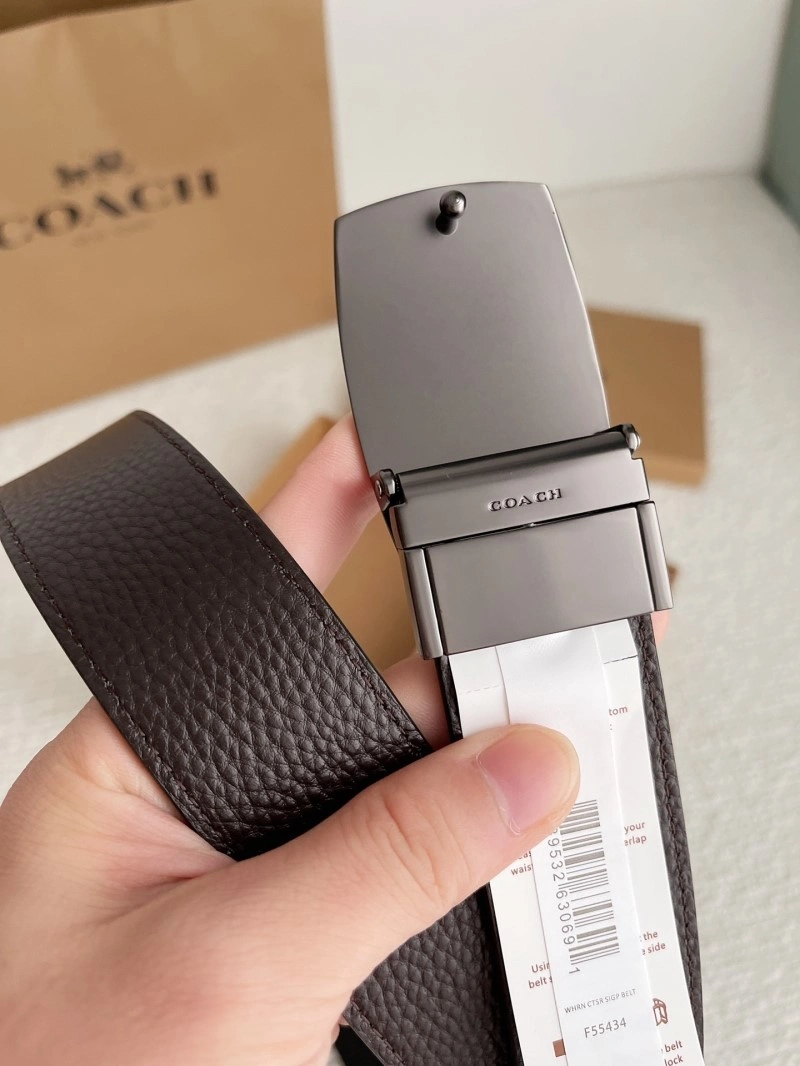 Brand-authenticated Coach Belts
