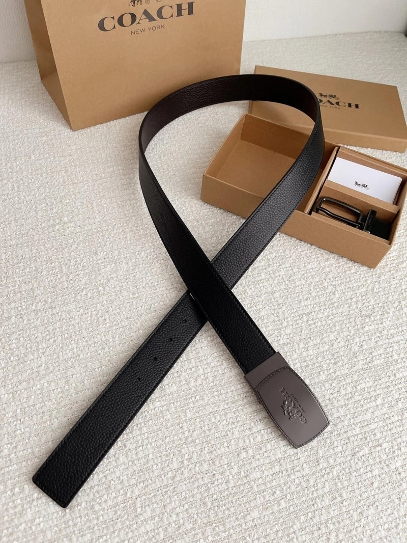 Brand-authenticated Coach Belts