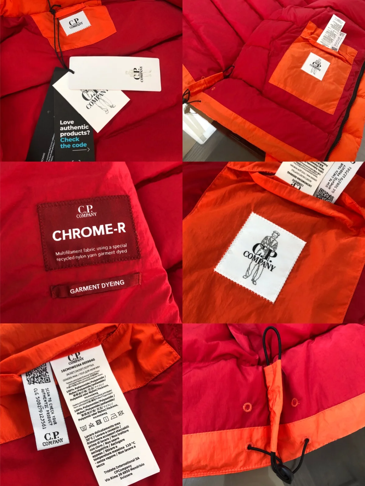 Top mirror Cp Company Down Jackets