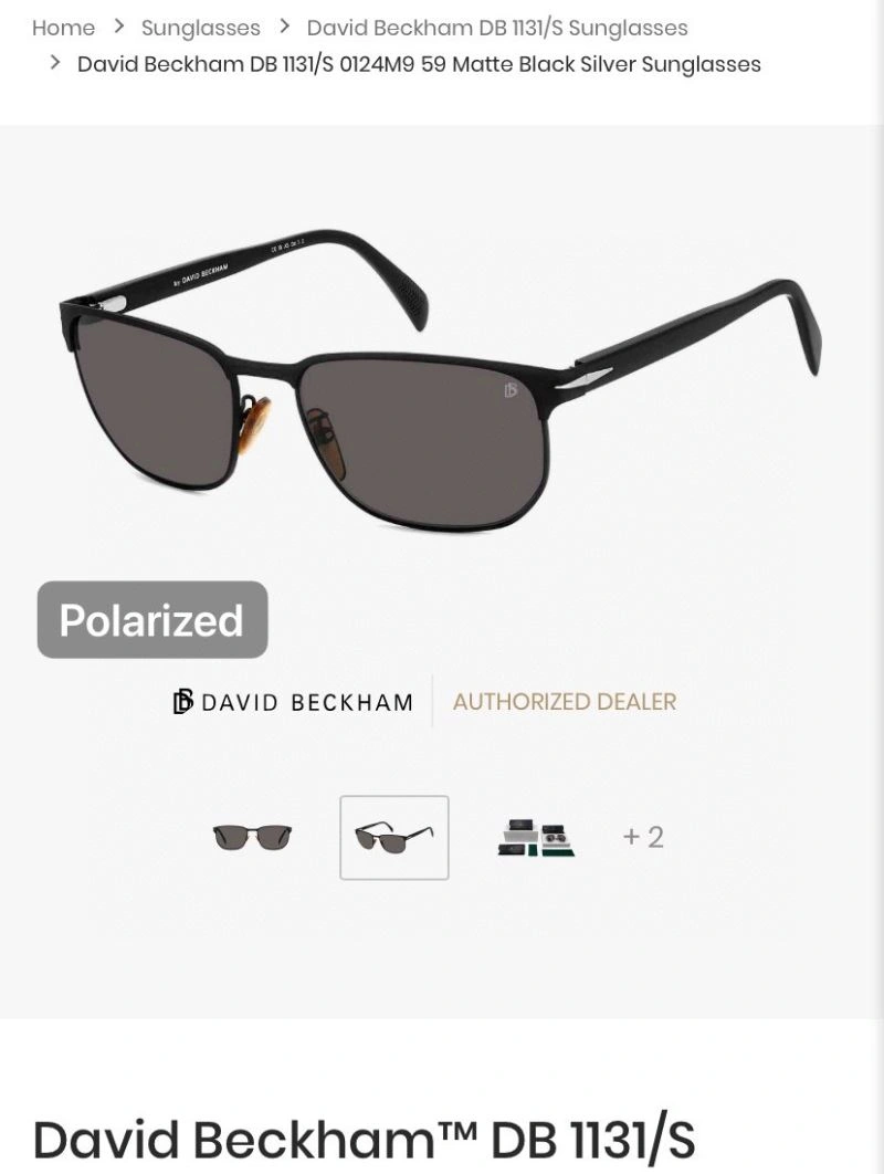 Accurate model David Beckham Sunglasses