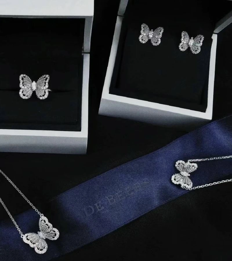 Top mirror Debeers Earrings