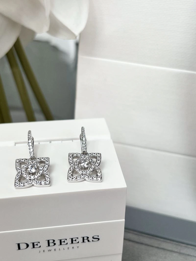 Real Debeers Earrings