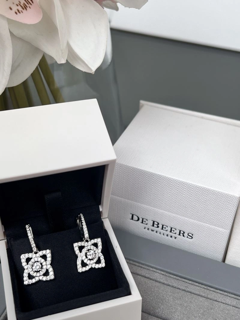 Real Debeers Earrings