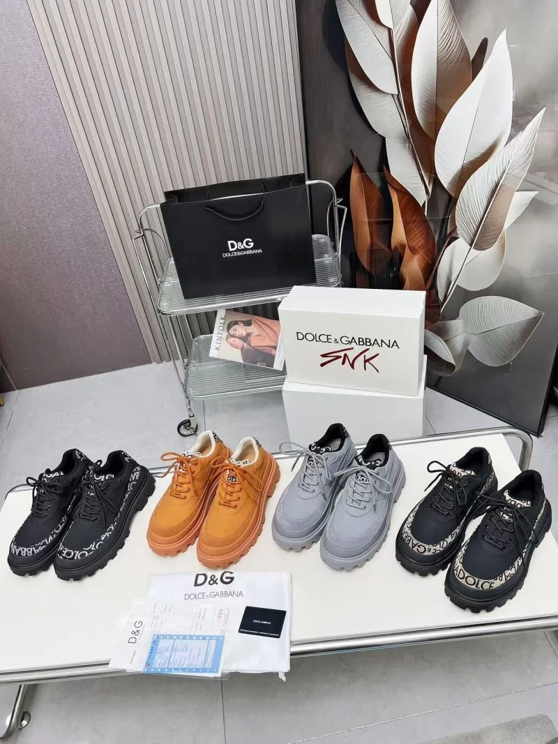 Brand-authenticated Dolce Gabbana Low Shoes