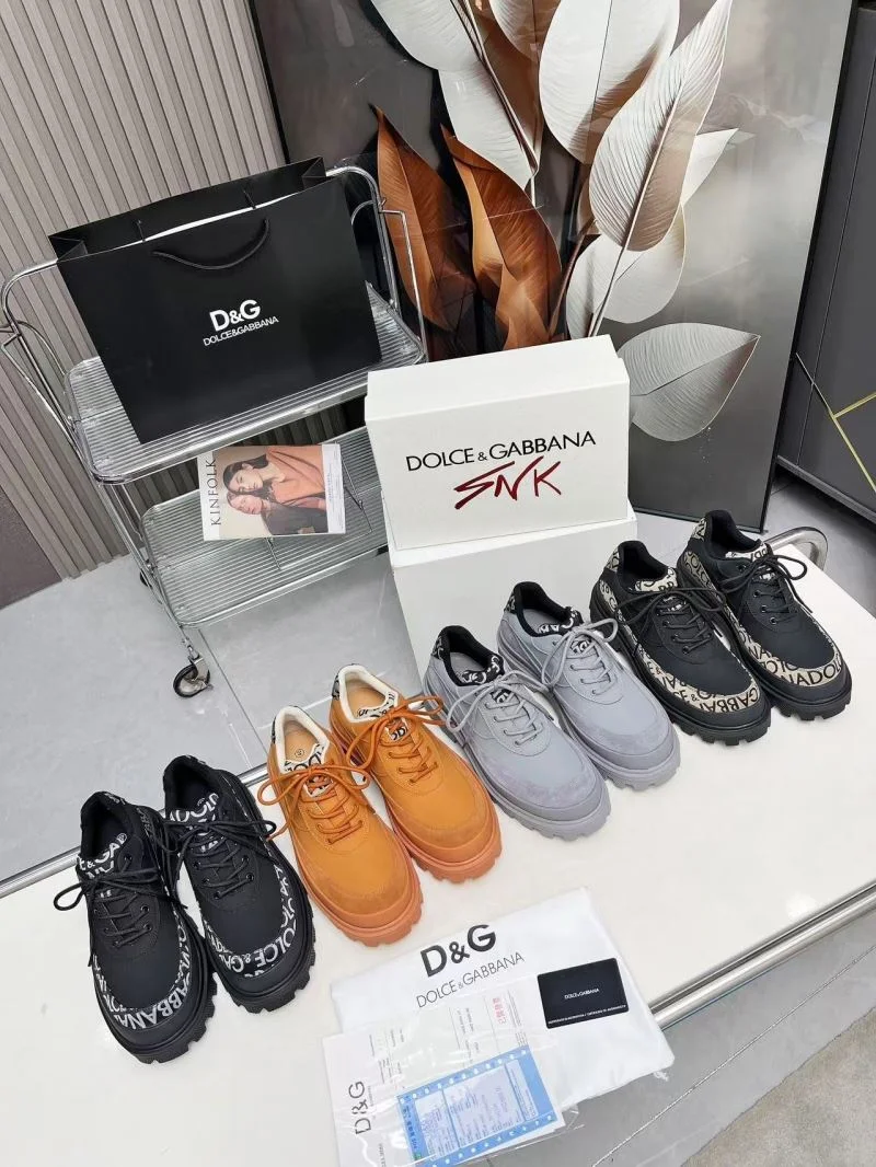 Brand-authenticated Dolce Gabbana Low Shoes