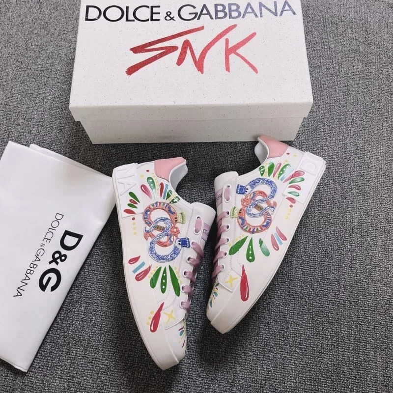 Brand-authenticated Dolce Gabbana Low Shoes