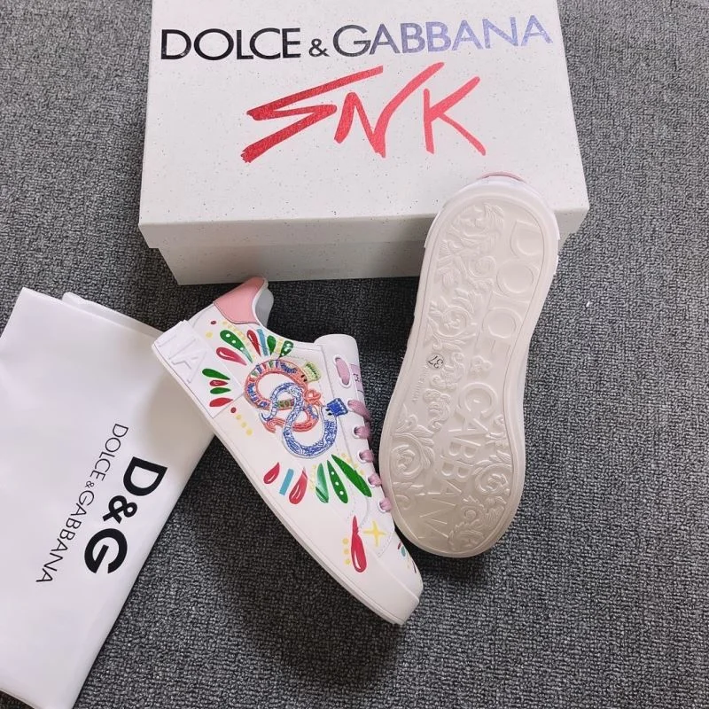 Brand-authenticated Dolce Gabbana Low Shoes