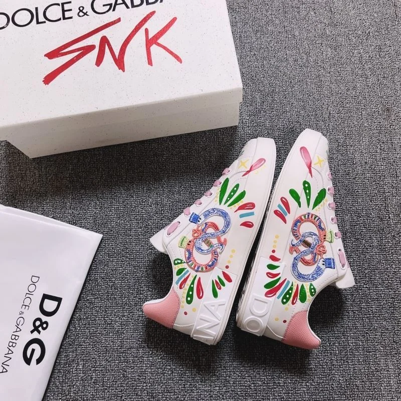 Brand-authenticated Dolce Gabbana Low Shoes