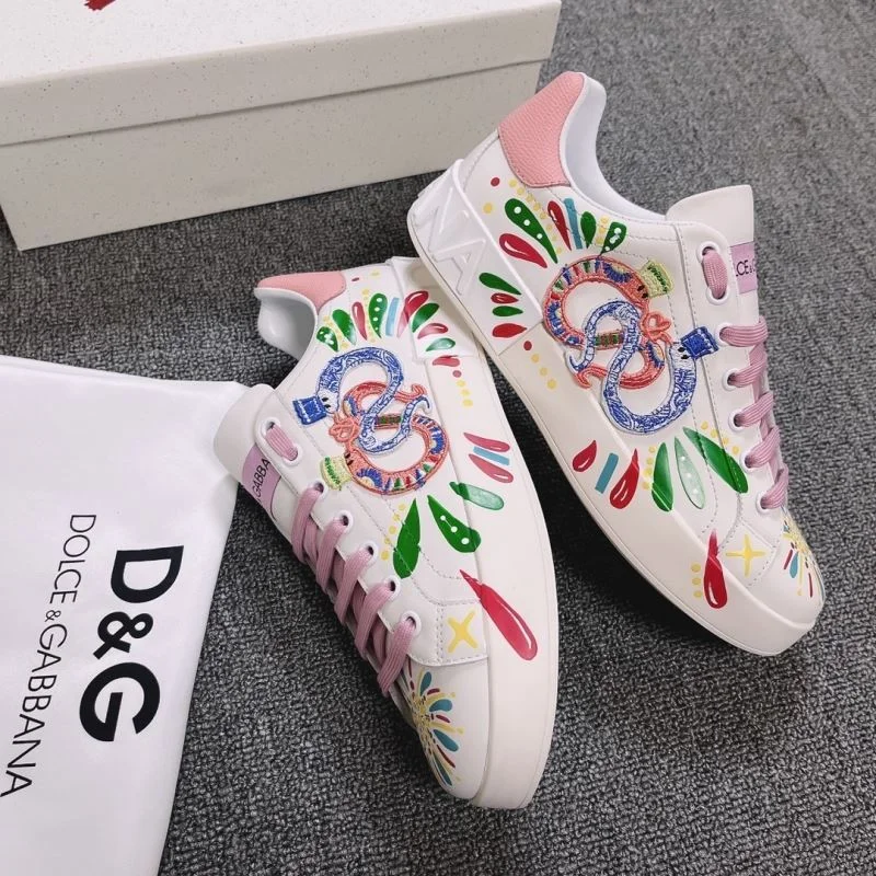 Brand-authenticated Dolce Gabbana Low Shoes
