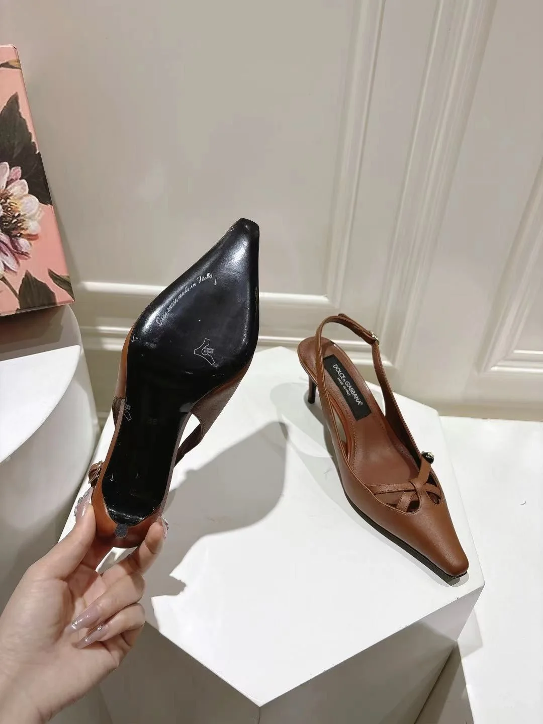 Top mirror Dolce Gabbana Sandals