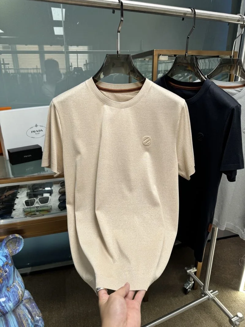 Brand-authenticated Ermenegildo Zegna T-Shirts