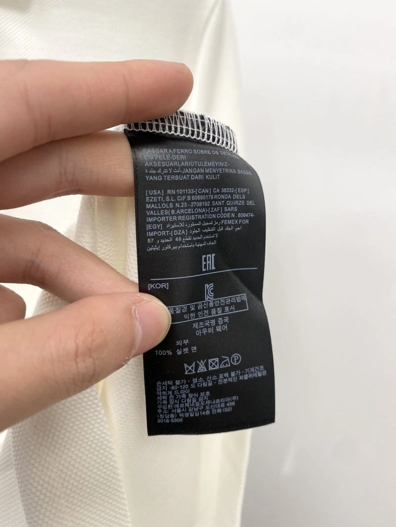 Precise copy Ermenegildo Zegna T-Shirts