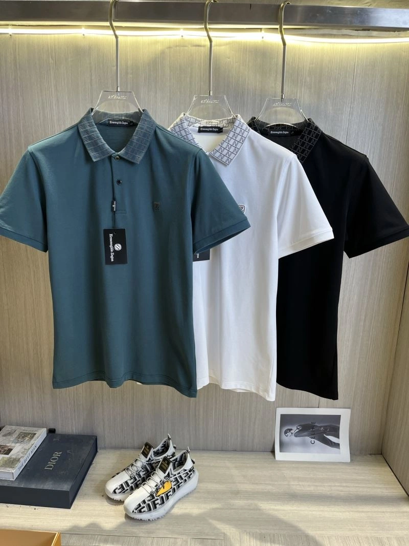 Brand-authenticated Ermenegildo Zegna T-Shirts