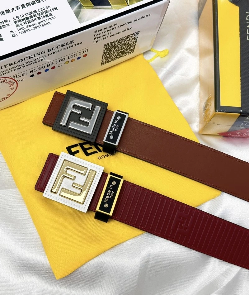 1:1 copy Fendi Belts