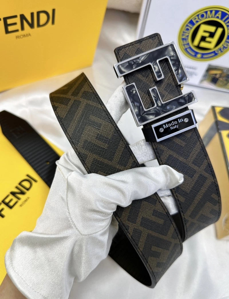 Brand-authenticated Fendi Belts