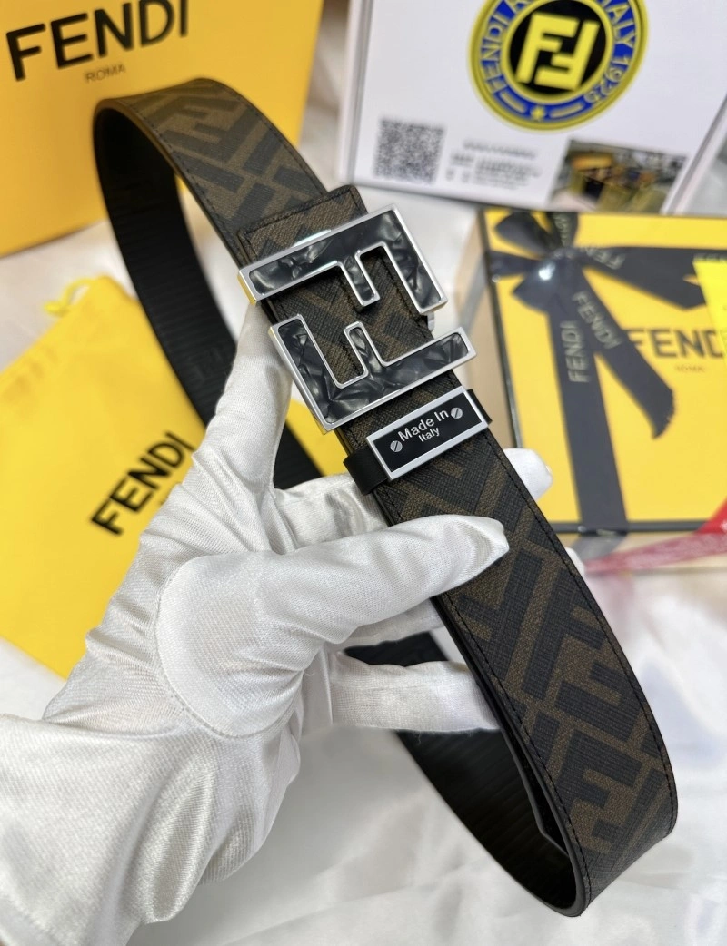 Brand-authenticated Fendi Belts