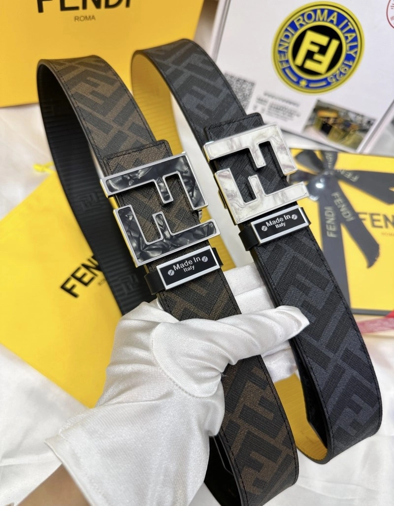 Brand-authenticated Fendi Belts