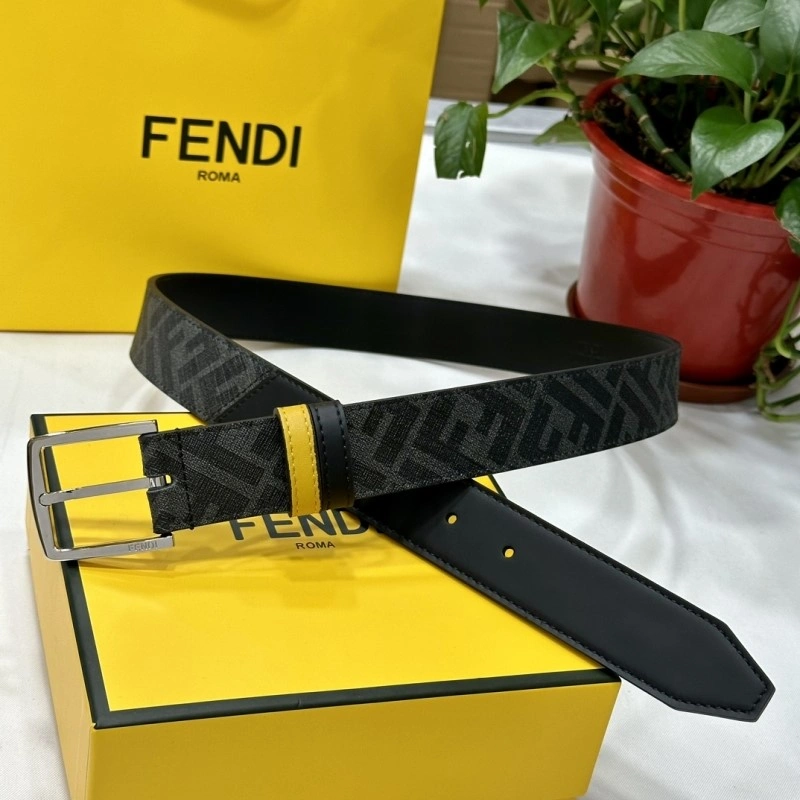 Brand-authenticated Fendi Belts