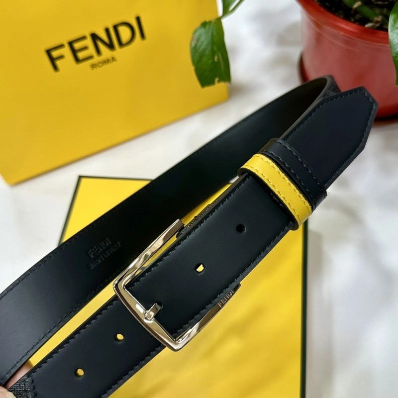 Brand-authenticated Fendi Belts