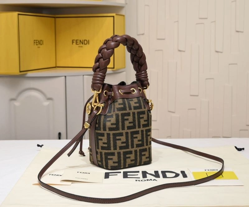 Indistinguishable Fendi Bucket Bags