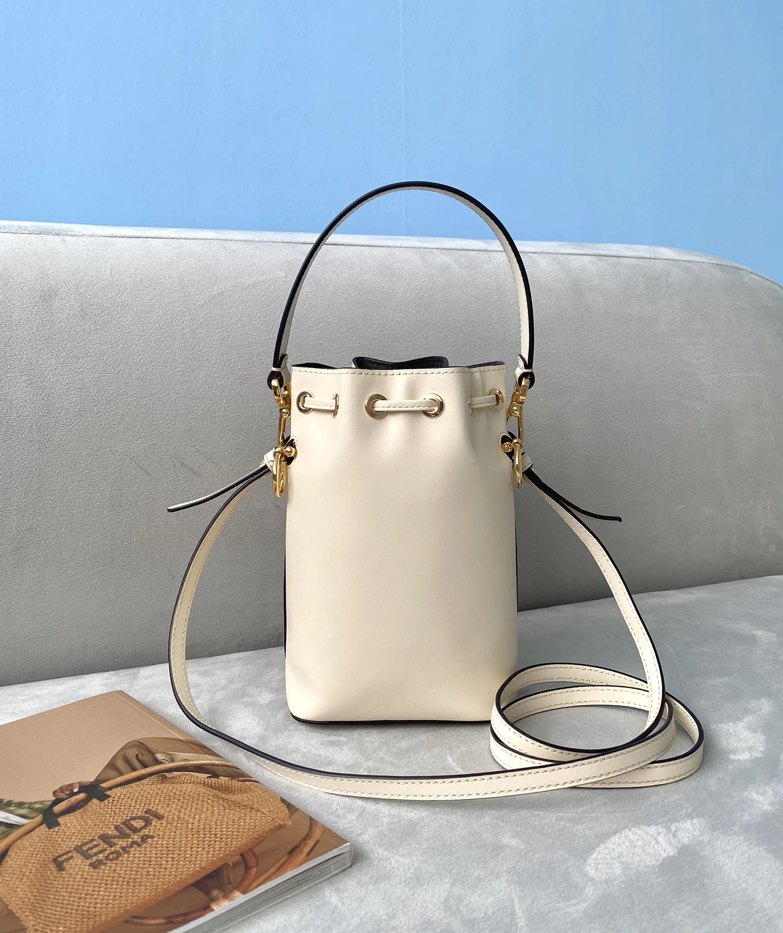 Indistinguishable Fendi Bucket Bags