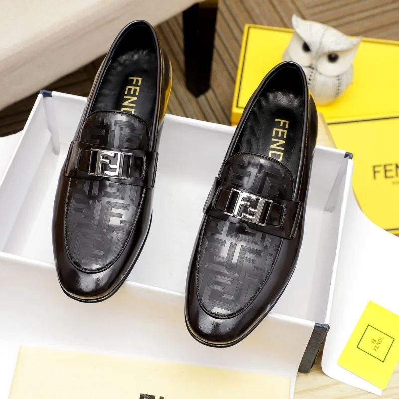 Brand-authenticated Fendi Business Shoes
