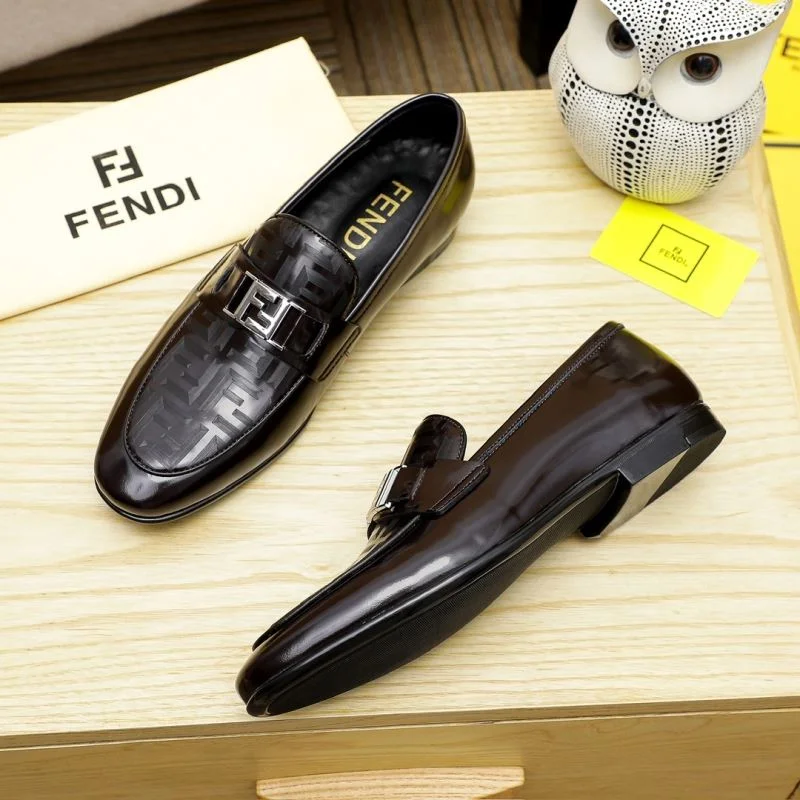 Brand-authenticated Fendi Business Shoes