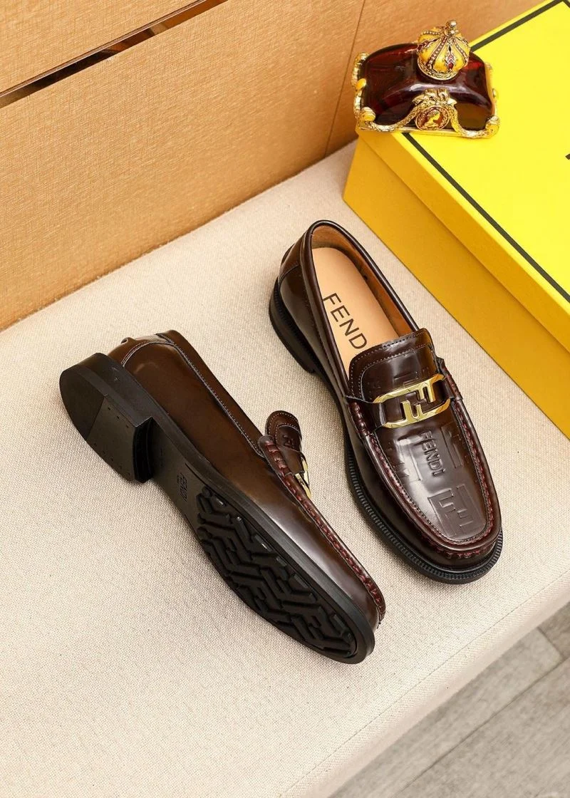 Precise copy Fendi Business Shoes