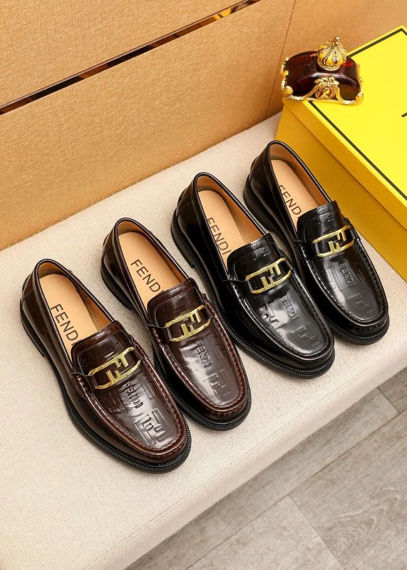 Precise copy Fendi Business Shoes