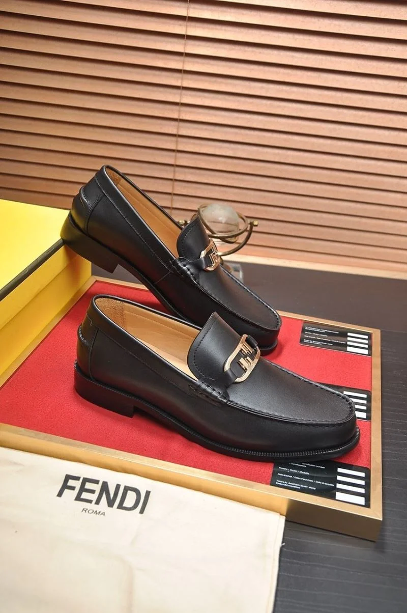 Brand-authenticated Fendi Business Shoes
