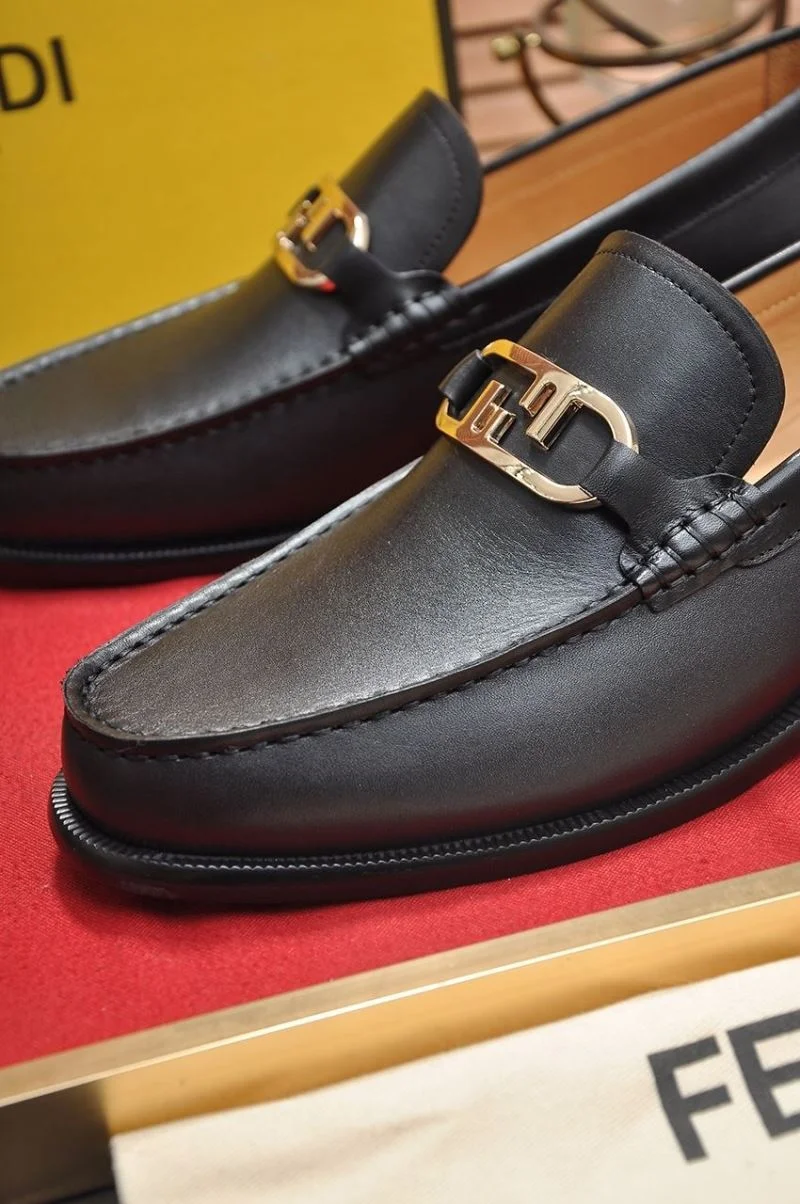Brand-authenticated Fendi Business Shoes