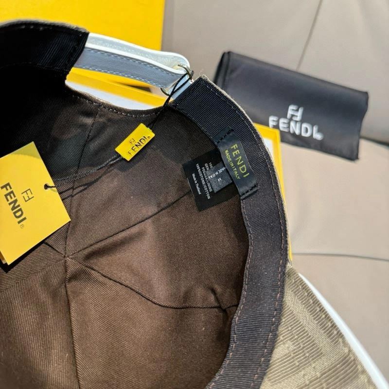 Brand-authenticated Fendi Caps