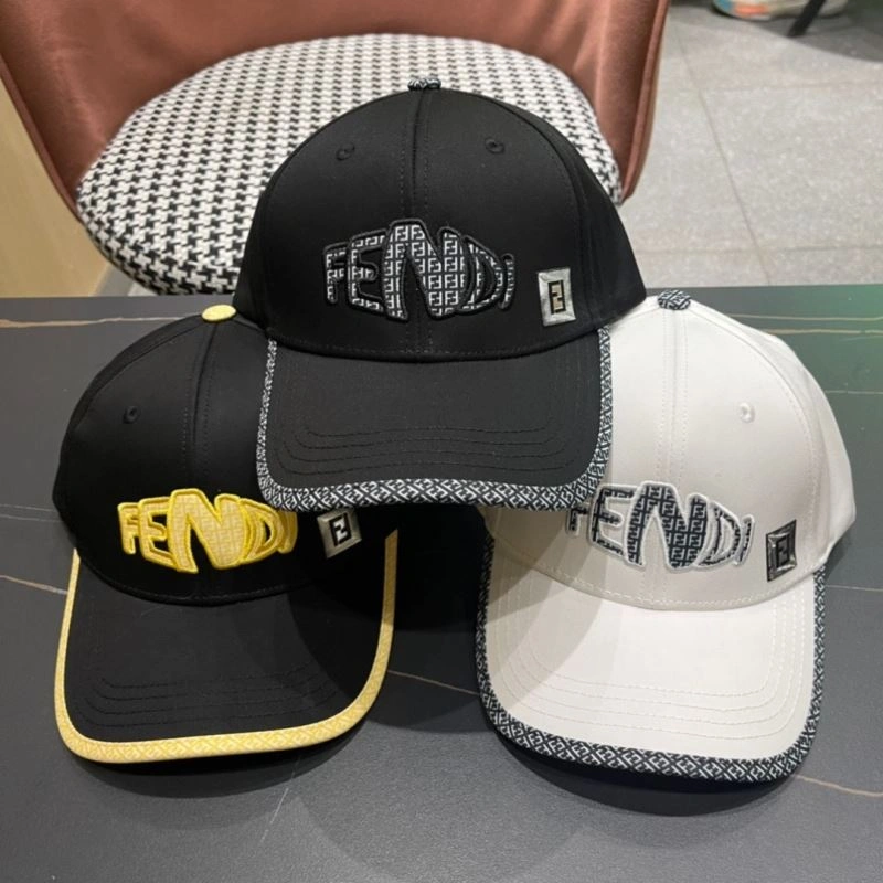 Brand-authenticated Fendi Caps