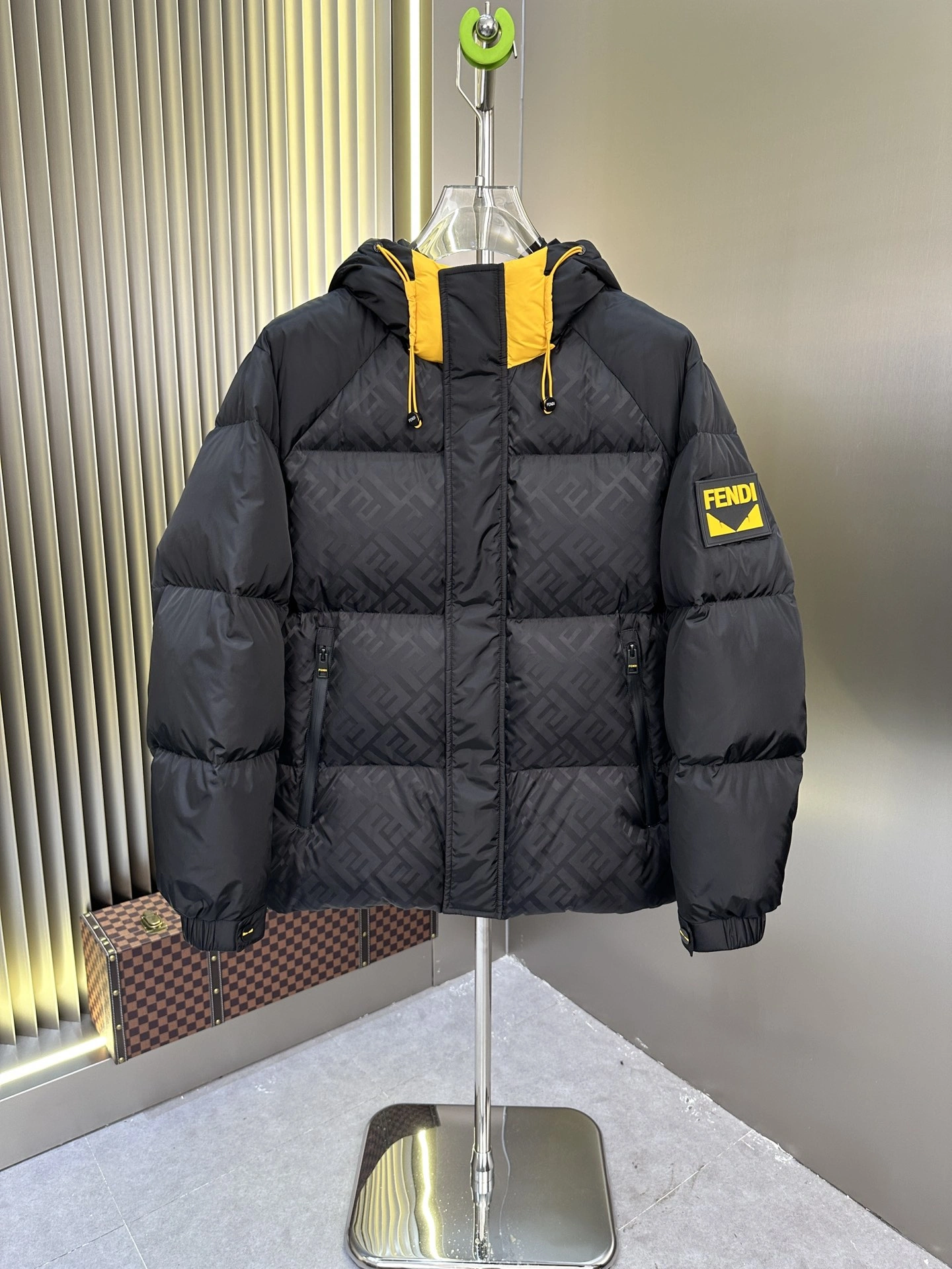 Brand-authenticated Fendi Down Jackets