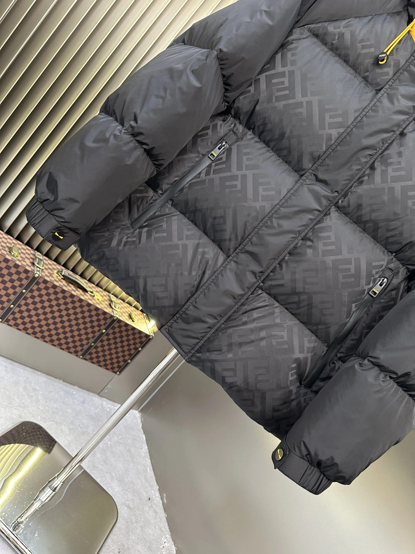 Brand-authenticated Fendi Down Jackets