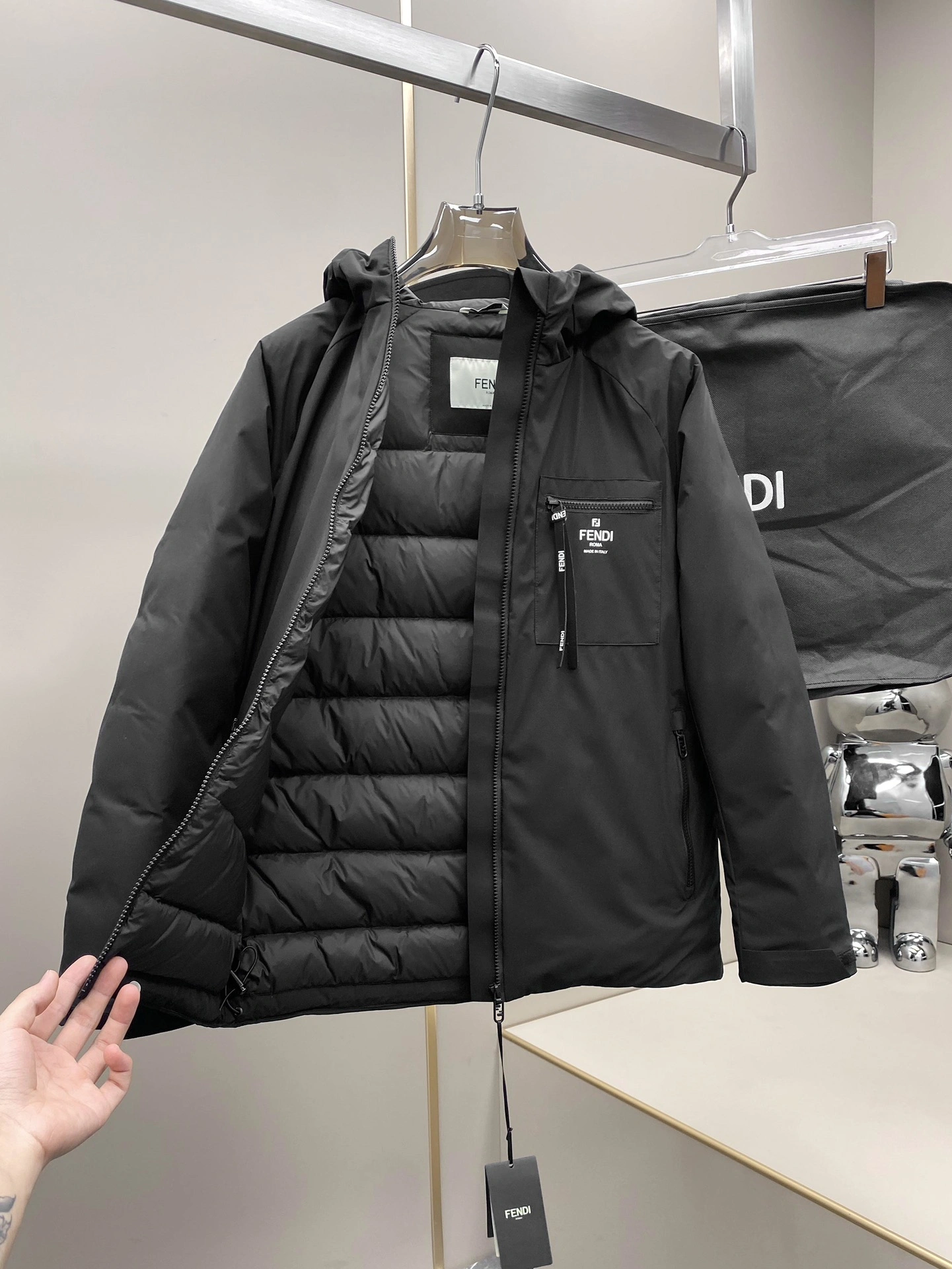 Indistinguishable Fendi Down Jackets