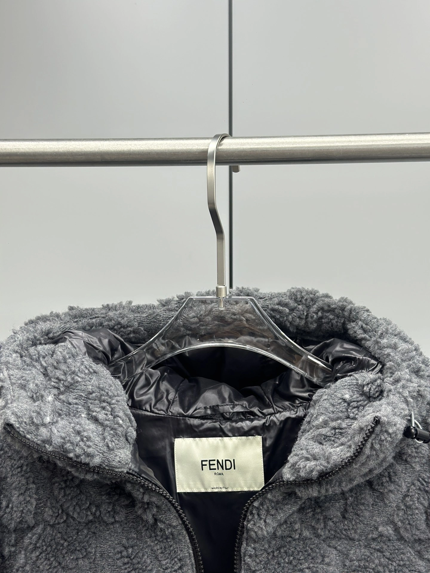Brand-authenticated Fendi Down Jackets